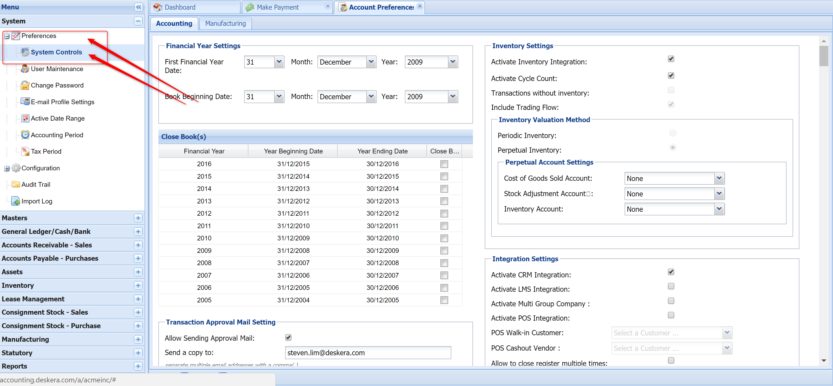 How to post entries to control accounts? – Deskera Help Centre