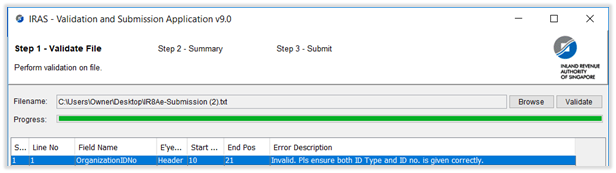 CPF e-submission. Common Errors. – Deskera Help Centre