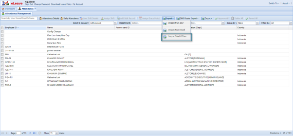 How to configure Attendance Management in eLeave – Deskera Help Centre