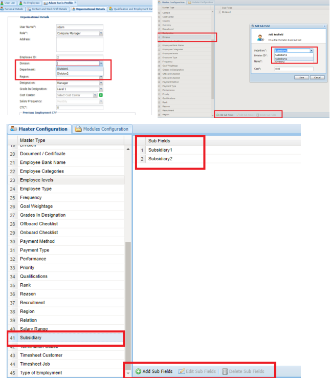 How to configure Master Types for different Modules in HRMS – Deskera ...