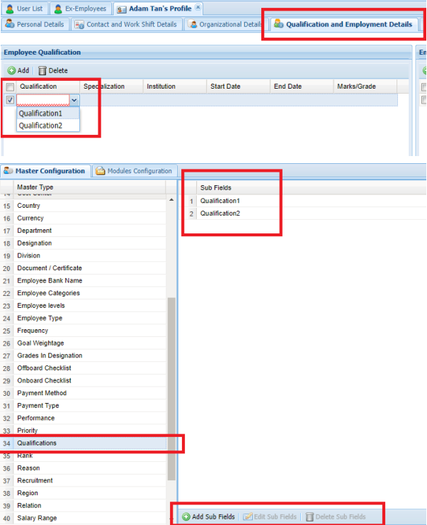 How to configure Master Types for different Modules in HRMS – Deskera ...