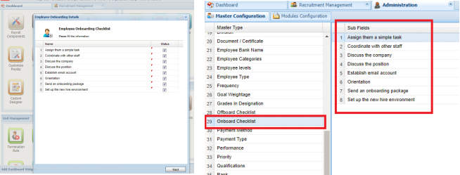 How to configure Master Types for different Modules in HRMS – Deskera ...