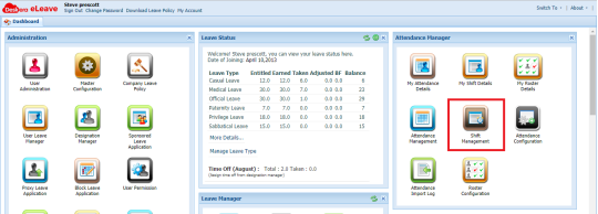 How to create and assign shift to users in eLeave – Deskera Help Centre