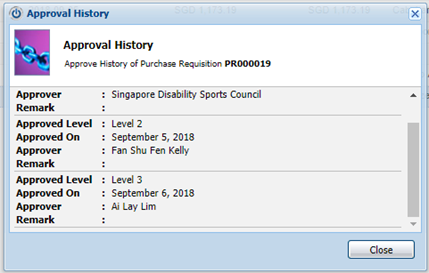 Where can I see the person who approved the record, the Approval ...