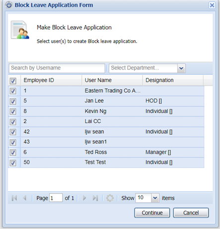Can I perform a Mass leave application? (Block Leave) – Deskera Help Centre