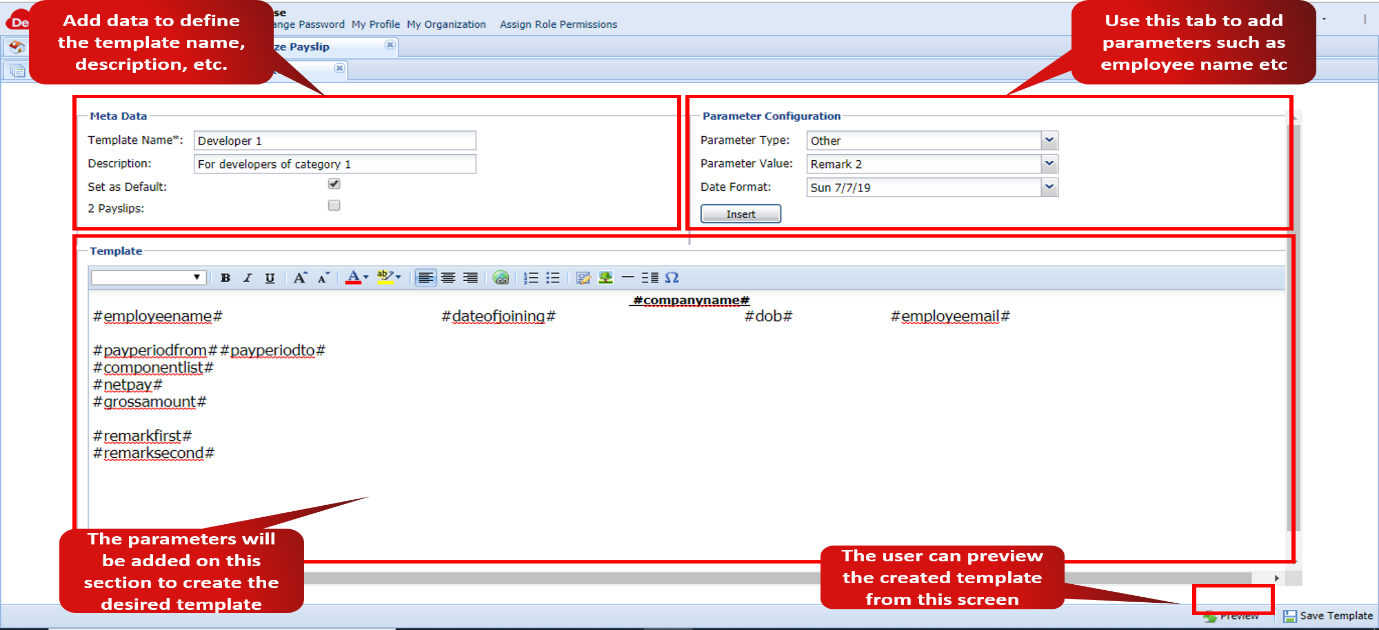 Payslip Design - Create Payslip Template – Deskera Help Centre