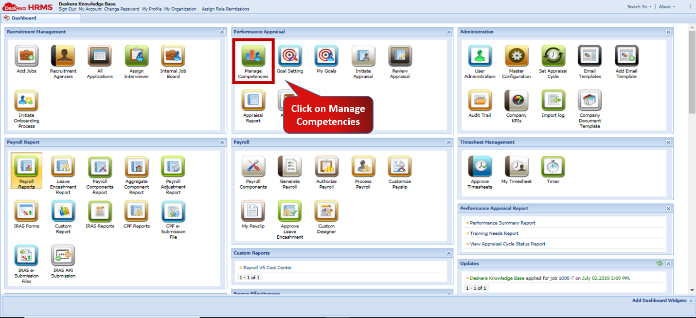 Competencies - Edit/Delete Competencies – Deskera Help Centre