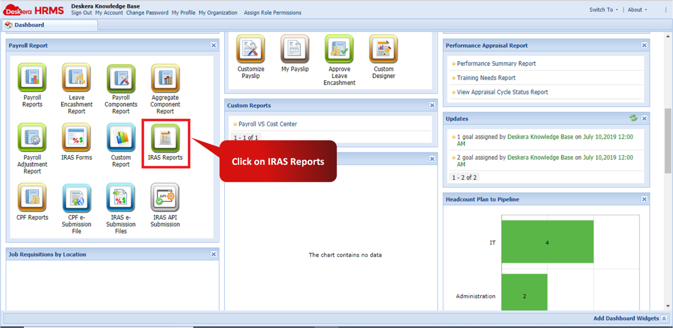 IRAS Reports – Deskera Help Centre