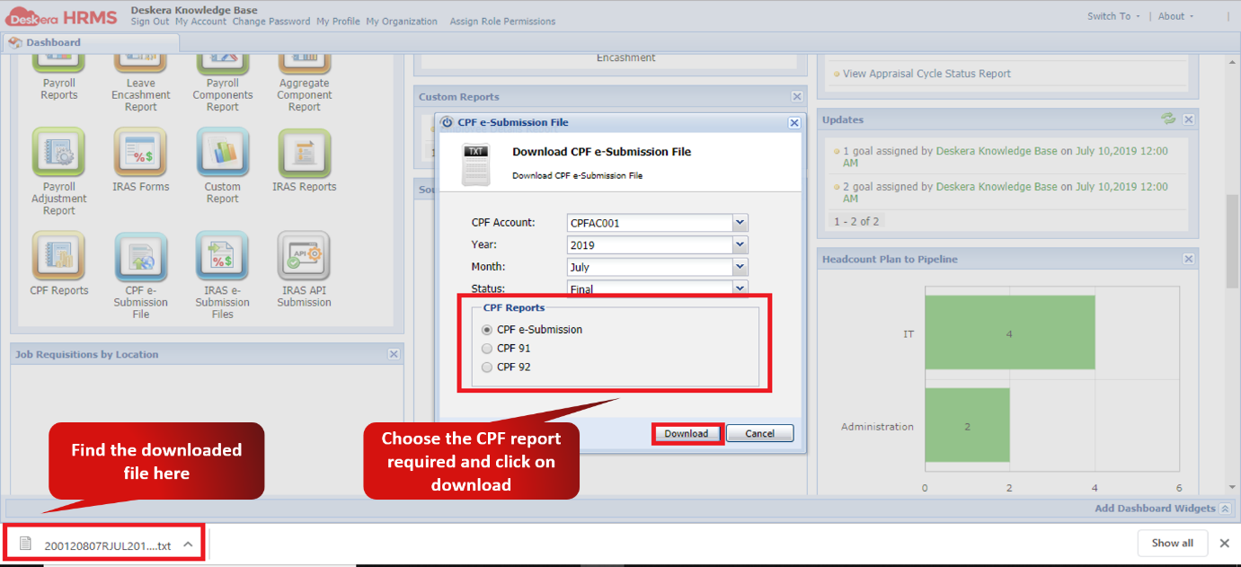 CPF e-Submission File – Deskera Help Centre