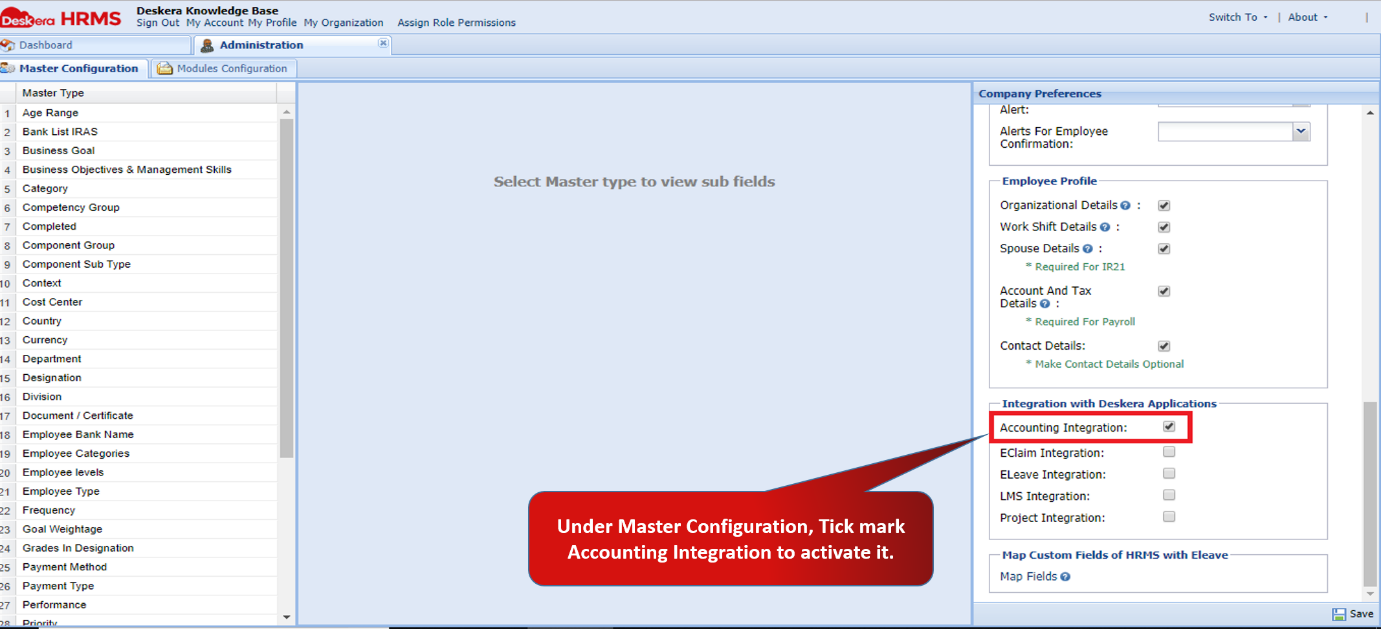 HRMS - ERP Integration – Deskera Help Centre