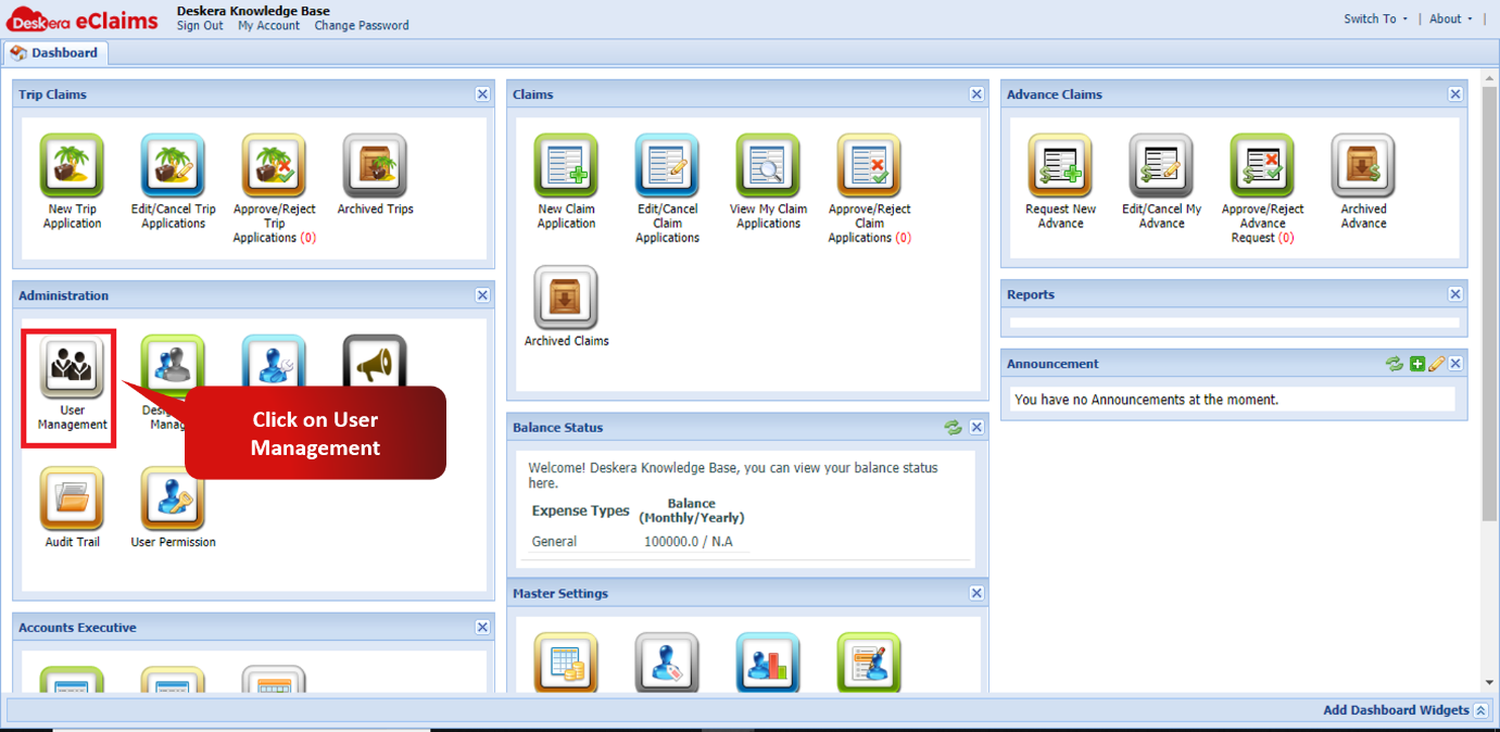 HRMS - Eclaim Integration – Deskera Help Centre