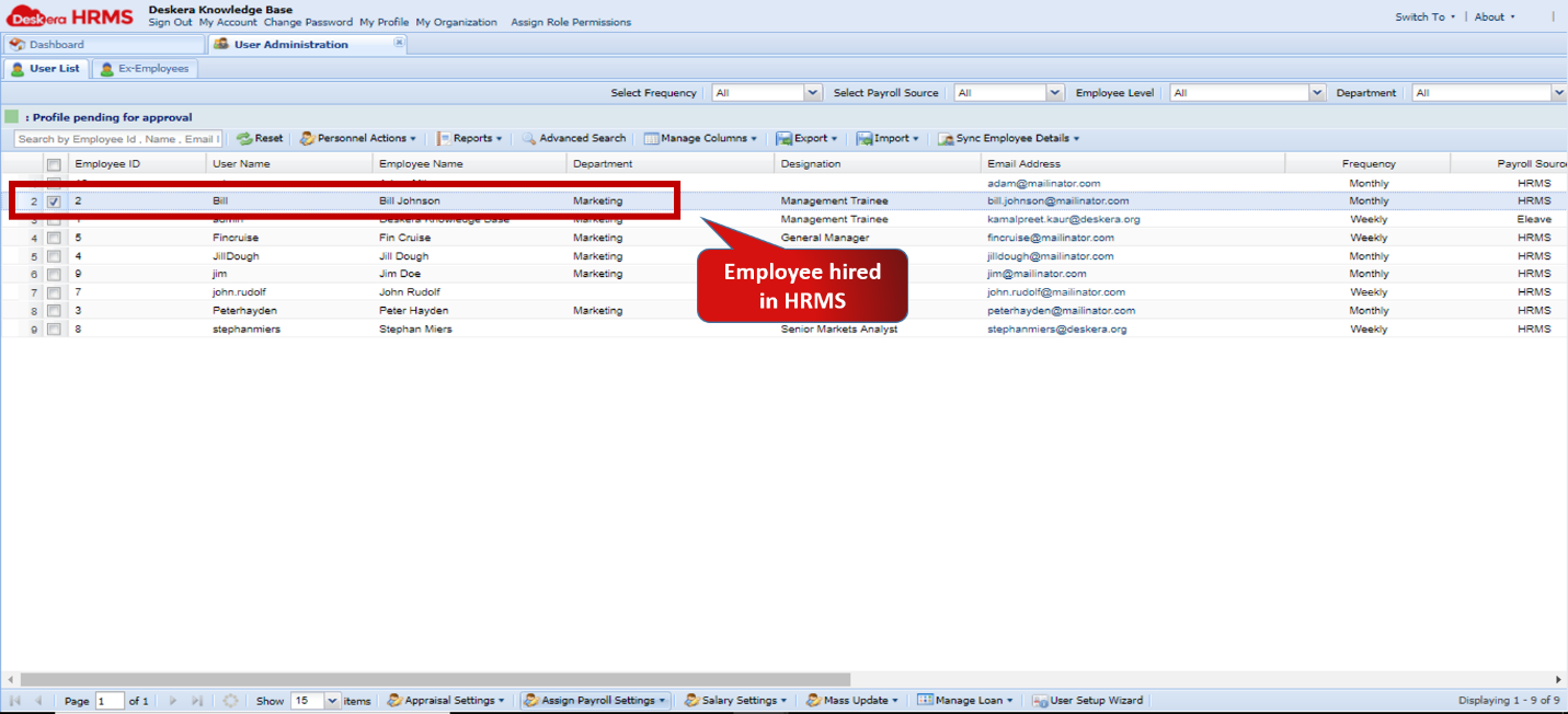 HRMS - eLeave Integration – Deskera Help Centre