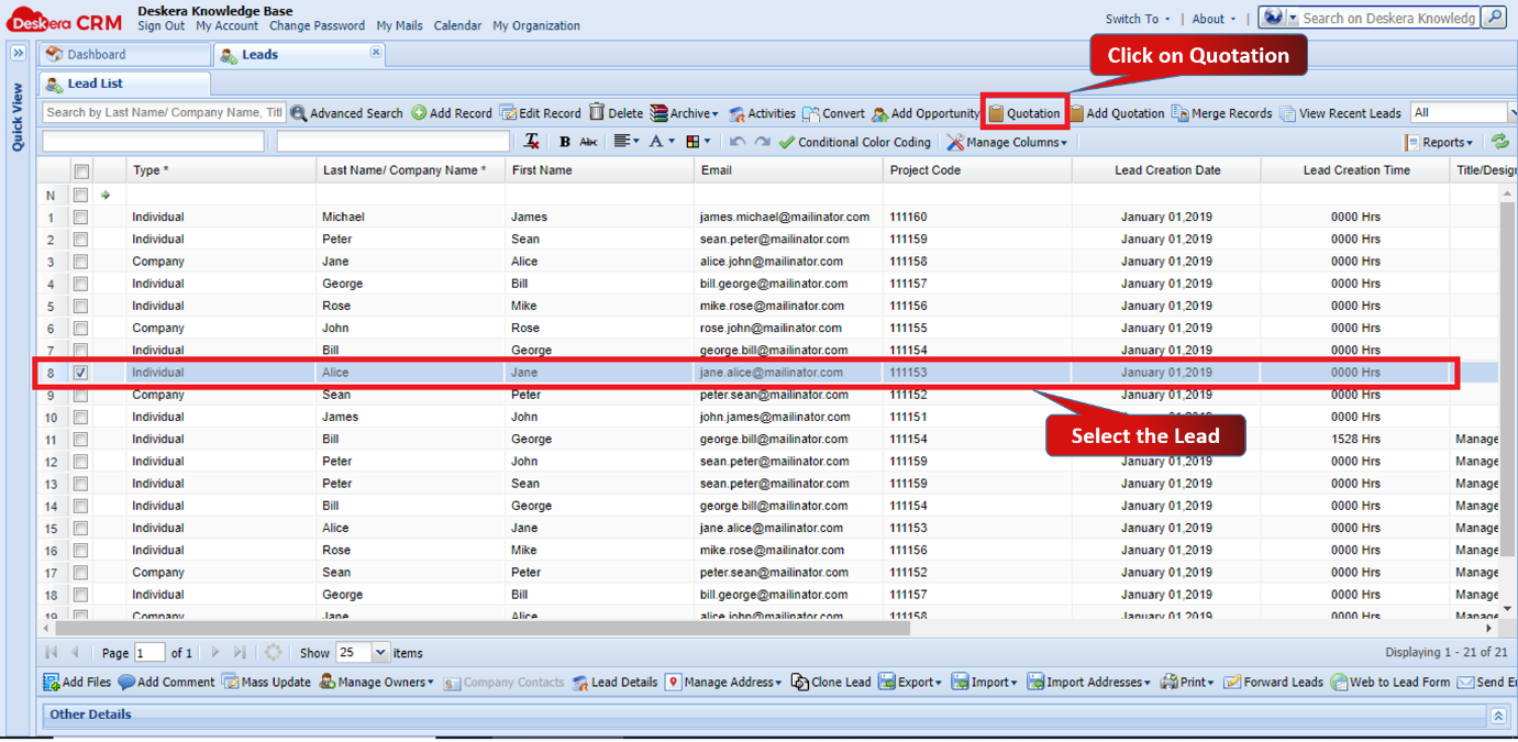 Approve, Reject Quotations – Deskera Help Centre