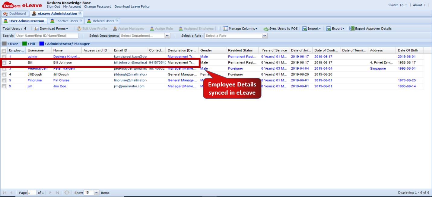 eLeave- HRMS Integration – Deskera Help Centre
