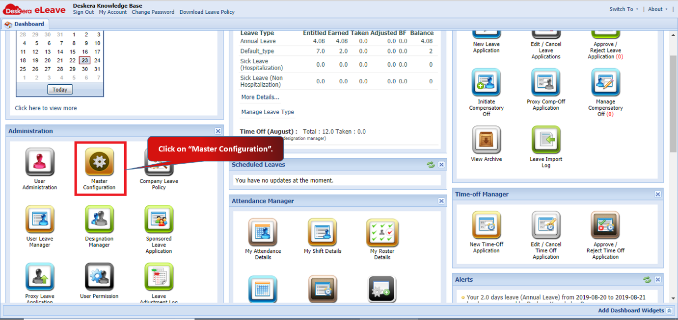 Master Configuration - Employee Management and Custom Column – Deskera ...
