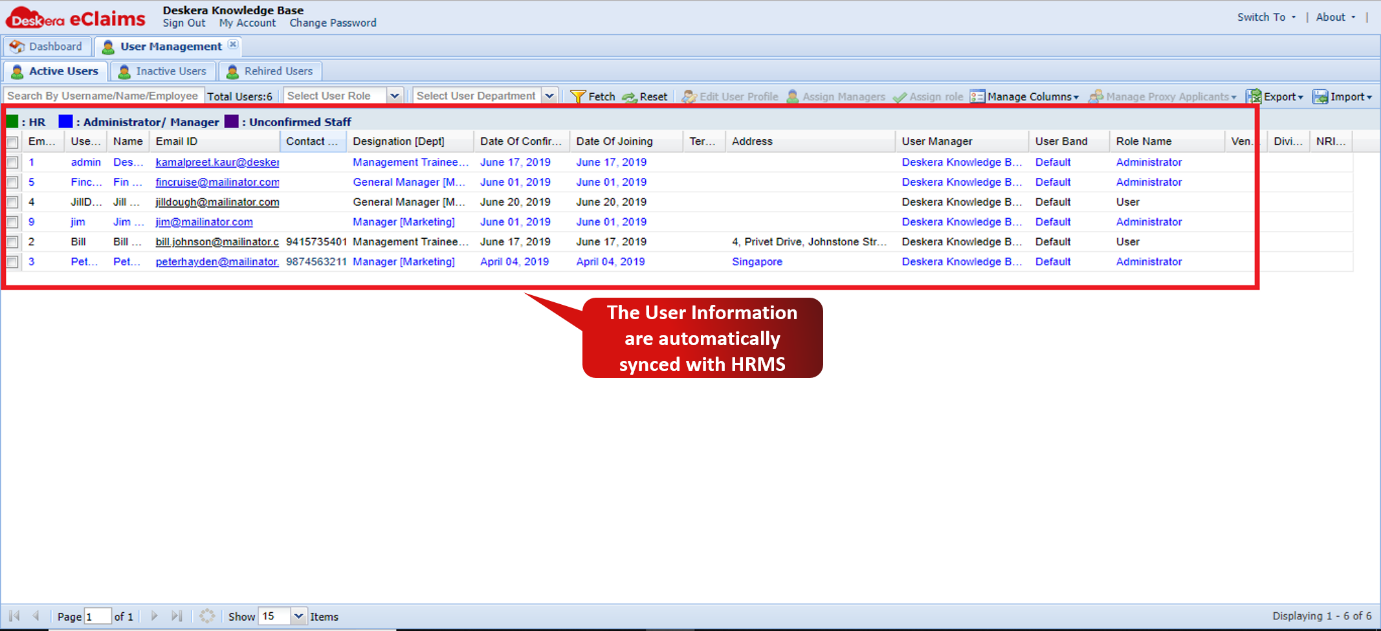 e-Claims Integration with HRMS – Deskera Help Centre