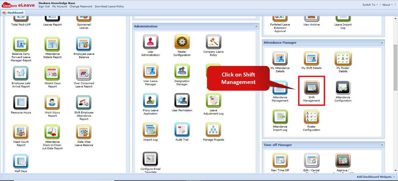 Shift Management - Edit and Delete Shifts – Deskera Help Centre